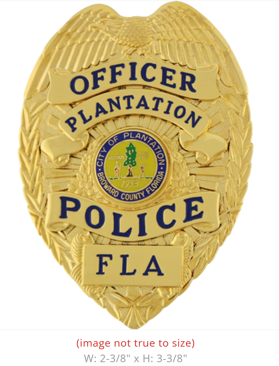 Plantation PD Badges – InUnison Apparel